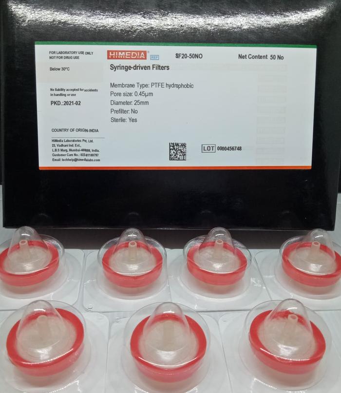 Jual Syringe Filter PTFE 0,45um 25mm. Sterile - Kota Bogor - Intralab ...