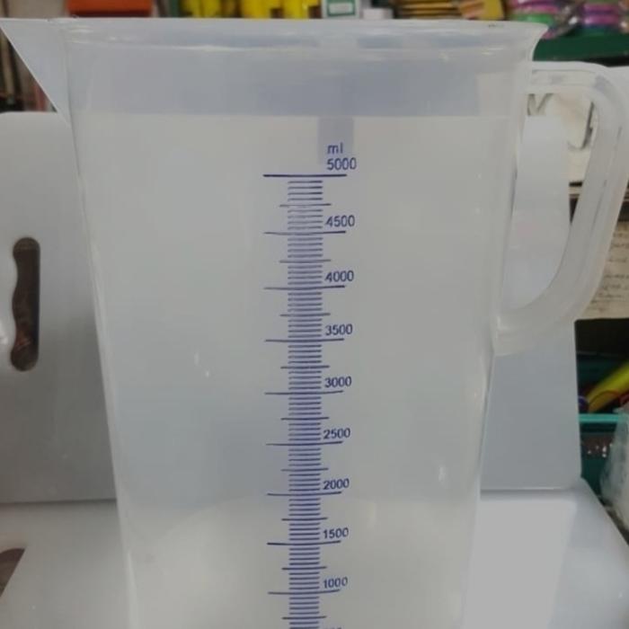 Jual Gelas Takar 5 Liter/gelas Ukur Plastik 5000ml Gelas Takar Plastik Di Seller Ayato ...