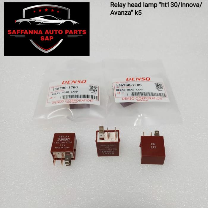 Jual RELLAY HEAD LAMP RELAY LAMPU TOYOTA INNOVA AVANZA KAKI 5 12V DENSO ...