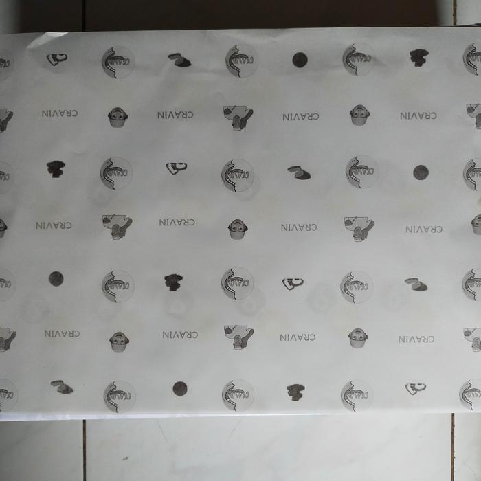 Jual Kertas roti custom 30 x 40 kertas burger | brownies | oil paper ...