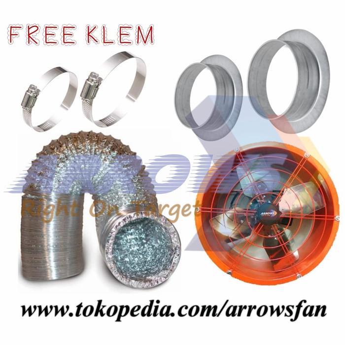 Jual Blower Dapur Blower Hood Blower Kitchen Booster Fan 16 inch PAKET ...