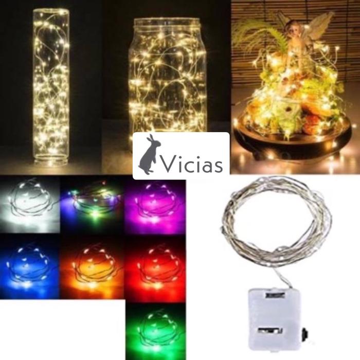 Jual 30 LED Lampu Hias LED Kawat String BATERAI WATERPROOF Tumblr ...