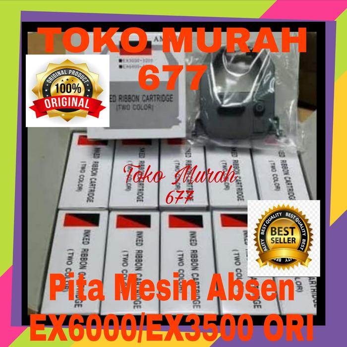 Jual PITA / RIBBON MESIN TIME STAMP / ABSEN AMANO PIX-200 & NEEDTEK TS ...