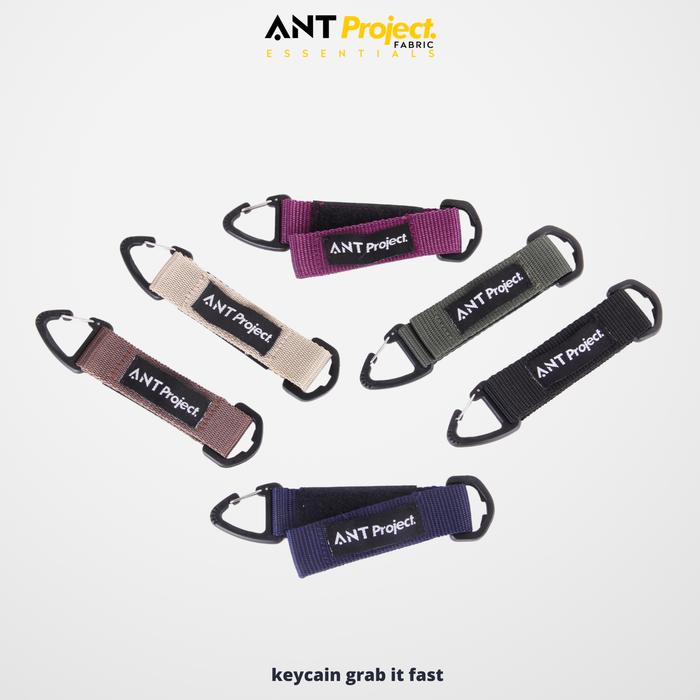 Promo ANT PROJECT - Keycain Iron Webing Nylon - Gantungan kunci - Moca ...