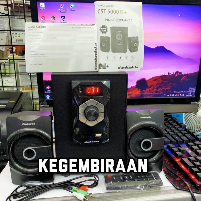 Jual Speaker Simbadda CST5000N+ ( Bluetooth|USB|SD Card|FM ) ORI ...
