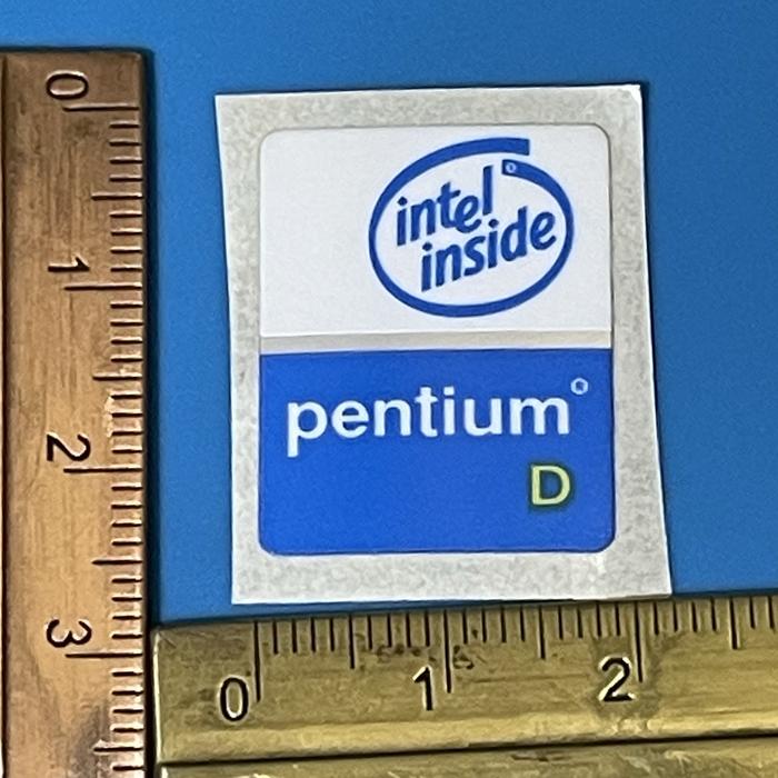Jual Sticker stiker logo Pentium D ukuran besar - Kota Banjarmasin ...