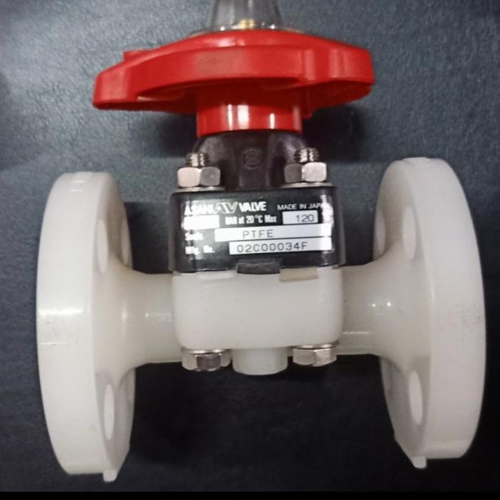 Jual globe valve flange PVC asahi AV japan ukuran 3/4" inch rc (JIS ...