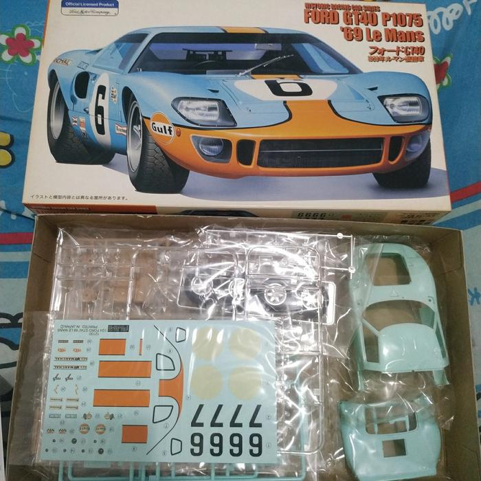Jual ford gt40 p1075 69 le mans historic car 1/24 model kit fujimi - Kota Tangerang - Chia Hobby ...