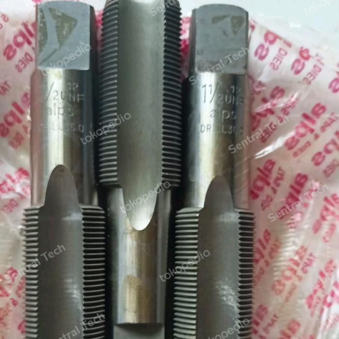 Jual Hand Tap 1-1/2" X 12 UNF ALPS Carbon Steel Inch Set - Jakarta ...