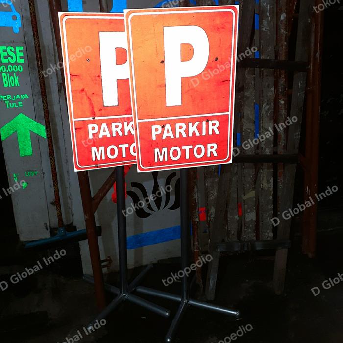 Jual Rambu Movable / Portable 40 x 60 cm + Tiang t120cm - Jakarta Timur ...