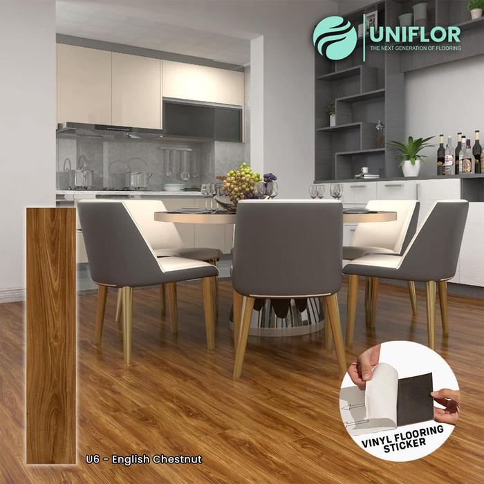 Promo Lantai Vinyl STICKER-Marvel Flooring Tebal 2mm-Lantai Kayu ...