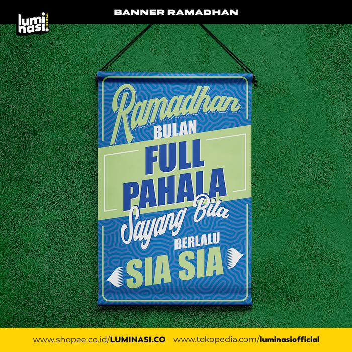 Jual Rontek Ramadhan | Banner Ramadhan | Spanduk Ramadhan 60x90cm ...