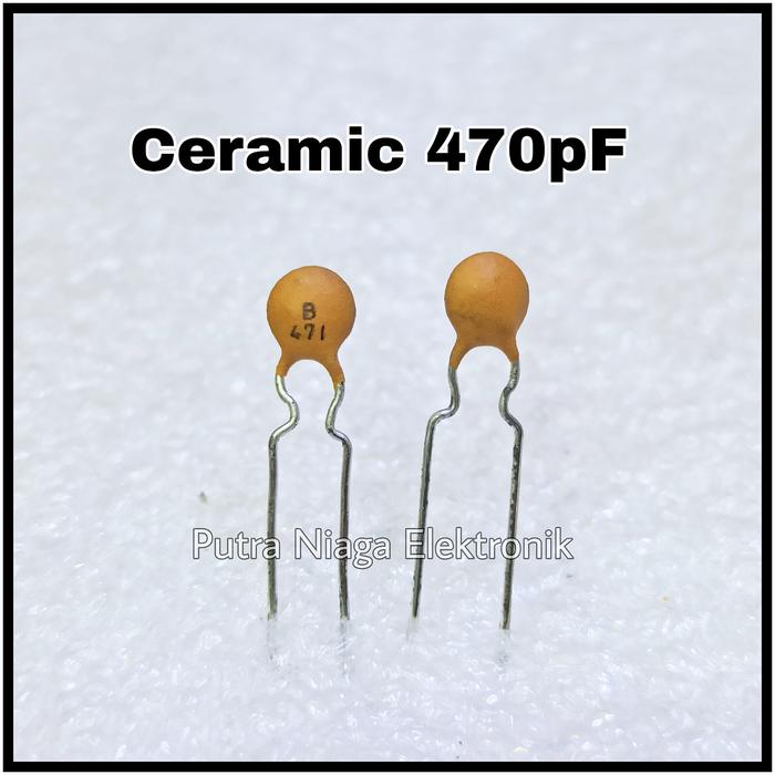 Jual Kapasitor 470pF Ceramic 470 pF Keramik Capacitor 471 - Kota ...