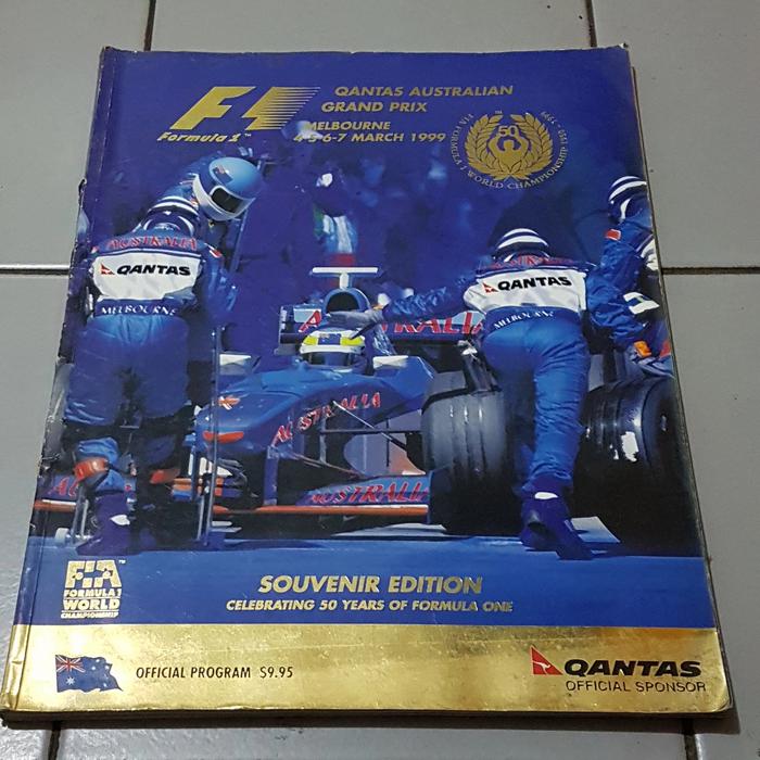 Jual Formula 1 Magazine Qantas Australian Gp Souvenir Edition F1's 50 ...