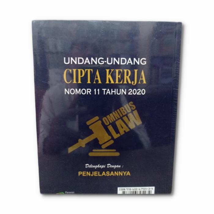 Jual Buku Undang-undang Cipta Kerja No. 11 Thn. 2020. Omnibus Law Di ...