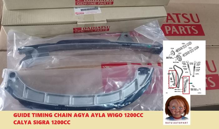 Jual GUIDE ARM TIMING CHAIN PENAHAN RANTAI API CALYA SIGRA AGYA AYLA ...