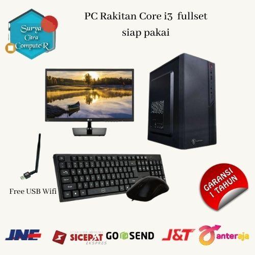 Jual PC RAKITAN CORE I3 GEN 3 / SSD / PC KERJA KANTOR ADMIN SEKOLAH ...