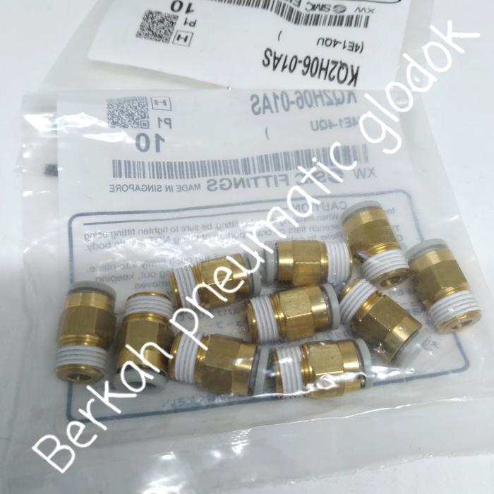 Jual FITTING LURUS PUSH IN/FITTING CONECTOR SMC KQ2H06-01AS - Jakarta Barat - Berkah pneumatic ...