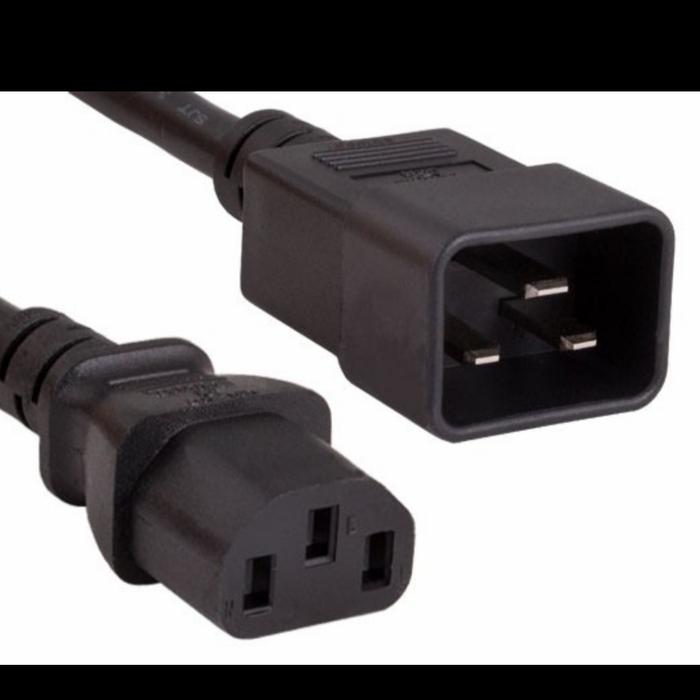 Jual apc kabel power cord ups to cpu c13 to c20 2m 1.5mm 16a - Jakarta ...