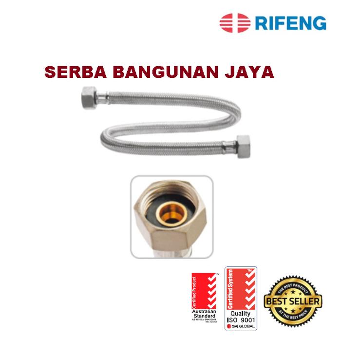 Jual FLEXIBLE RIFENG RF 60 cm - 1/2 inch Stainless Steel PANAS DINGIN ...