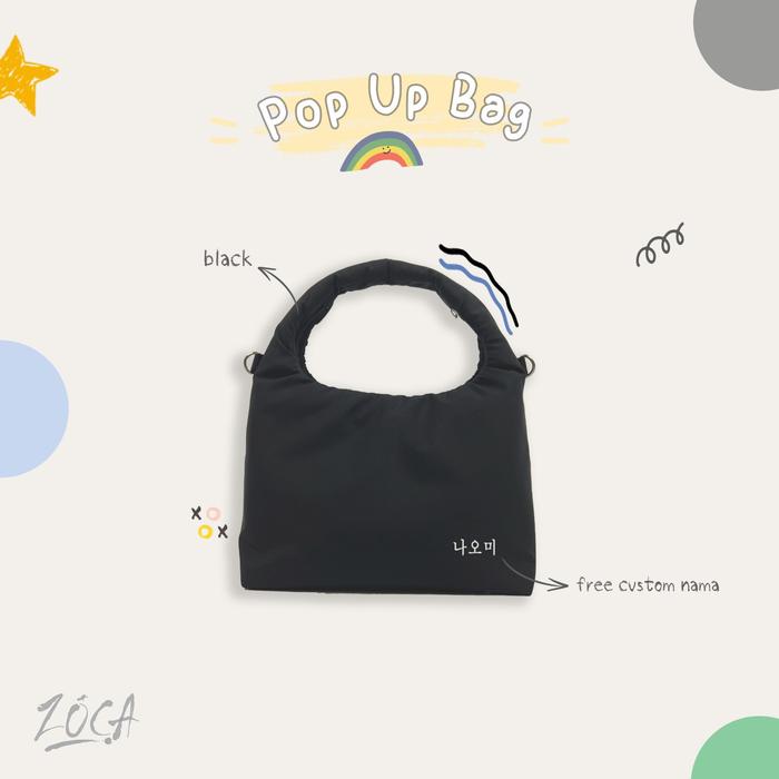 Jual POP UP BAG ( FREE CUSTOM NAMA ) -WATER RESISTANT - Kuning - Kota ...
