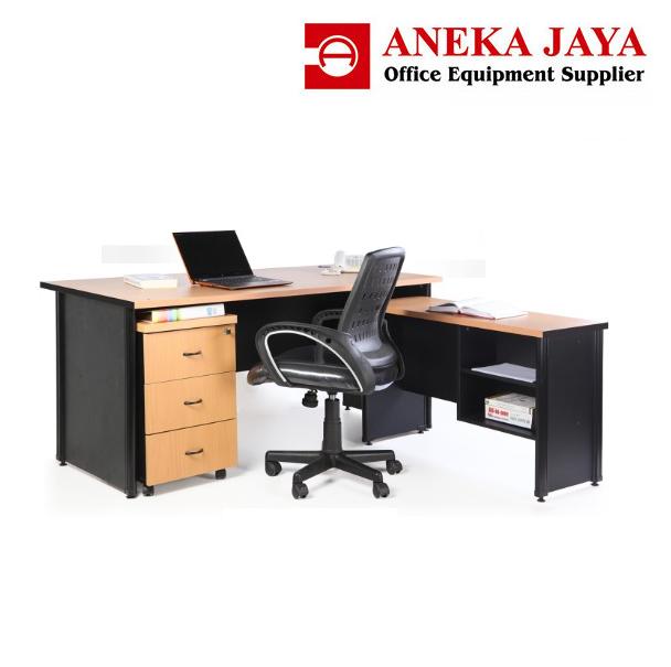 Jual Meja Kerja L Shape | Meja Manager L - Kota Medan - ANEKA JAYA ...