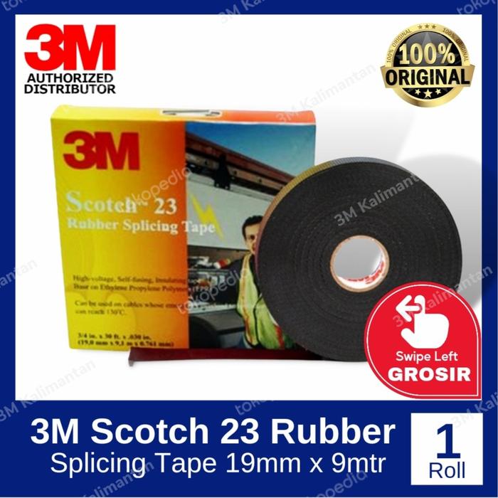 Jual 3M Scotch 23 Isolasi Karet Rubber Splicing Tape Asli - Jakarta ...