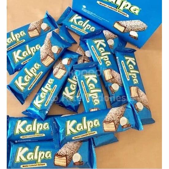 Jual KALPA WAFER COKLAT KELAPA (12pcs)/KALPA BISKUIT COKLAT KELAPA ...