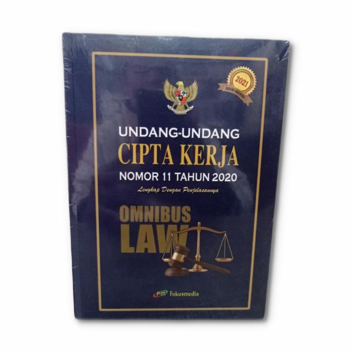 Jual Buku Undang-undang Cipta Kerja No. 11 Thn. 2020. Omnibus Law Di ...