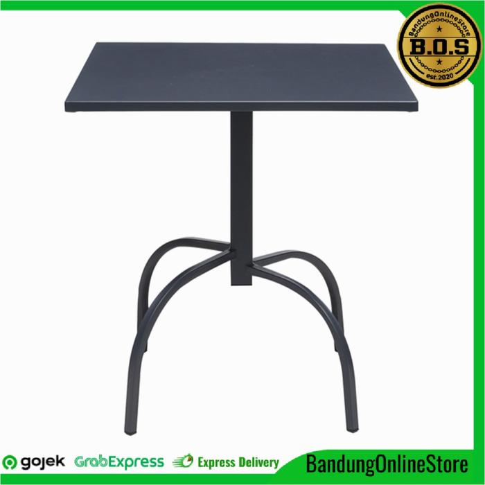 Jual Meja Teras Besi 70 Cm Informa Tripoli Meja Cafe Kopi Meja Tamu Abu ...