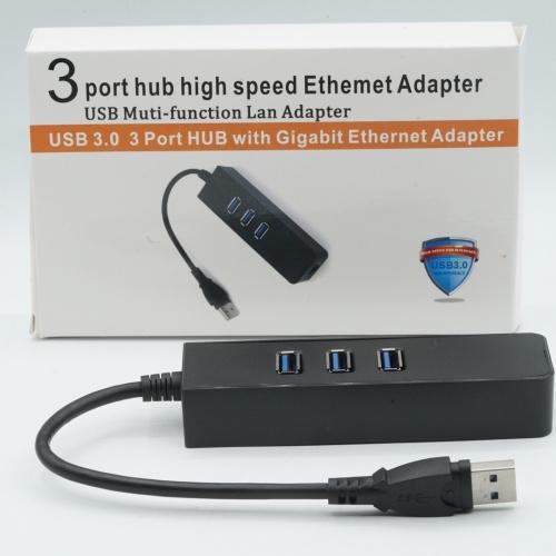 Jual USB 3.0 To HUB 3 Port With Lan Gigabit Ethernet Converter - Kota Surabaya - PojokITcom ...