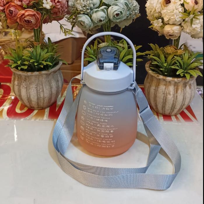 Jual botol minum viral 2liter 2 liter botol gradasi viral botol sport ...