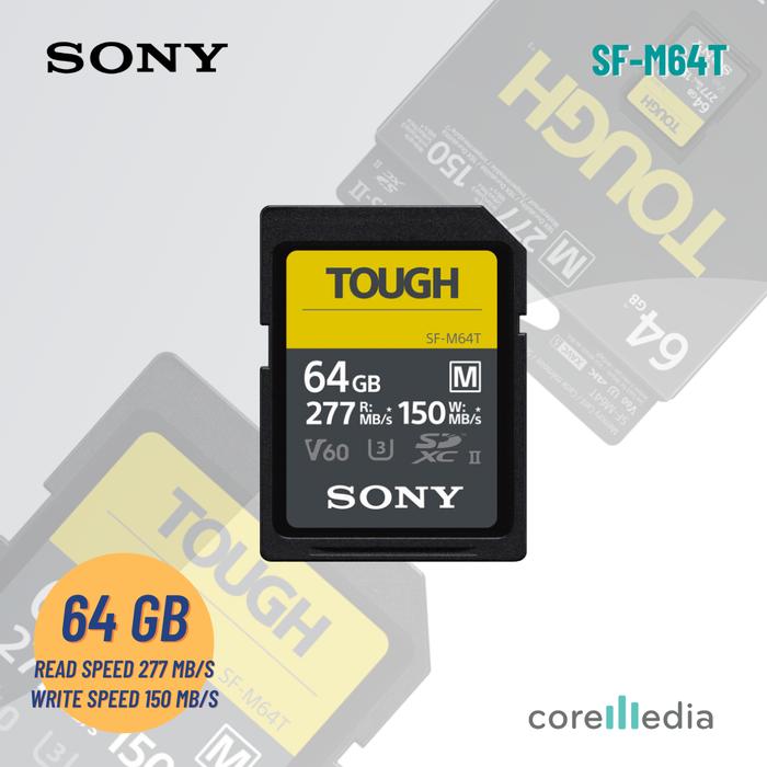 Promo Sony 64GB SF-M Tough Series UHS-II SDXC Memory Card - SF M 64 GB ...