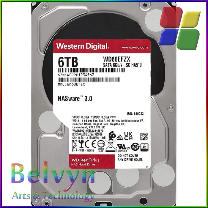 Red WD60EFRX 3.5インチ rive