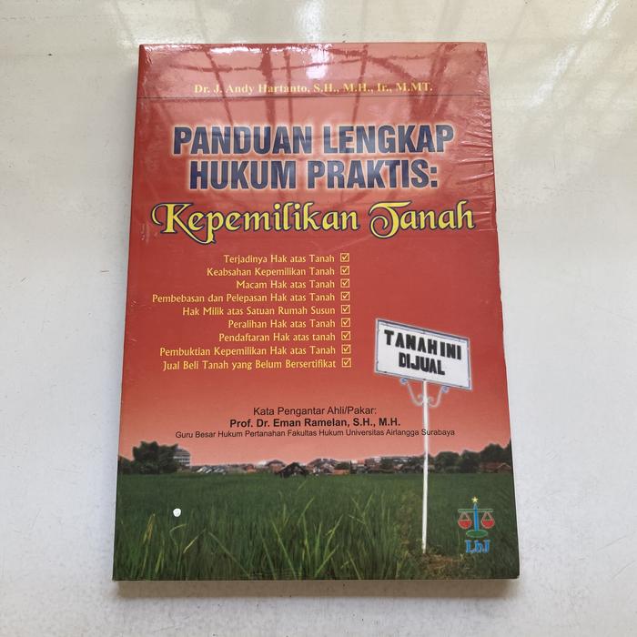 Jual Panduan Lengkap Hukum Praktis : Kepemilikan Tanah - Kota Surabaya ... Jual Panduan Lengkap Hukum Praktis : Kepemilikan Tanah - Kota Surabaya ...