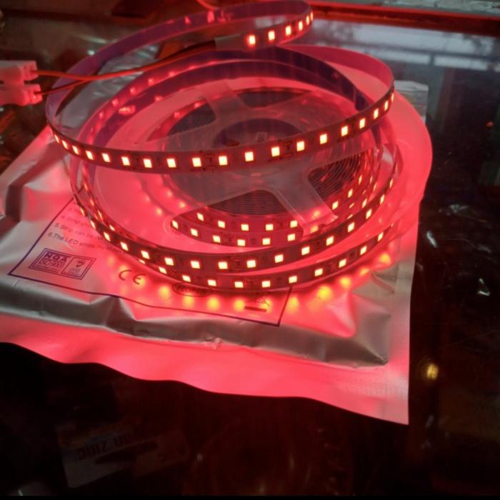 Jual YAMASAKI lampu LED strip 2835-SMD 120LED/M DC 12V warna merah ...