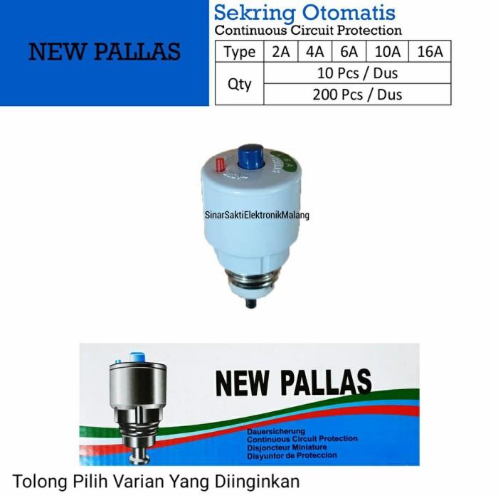 Jual Sekring Listrik Otomatis Sikring 2A 4A 6A 10A Sekering Pengaman ...
