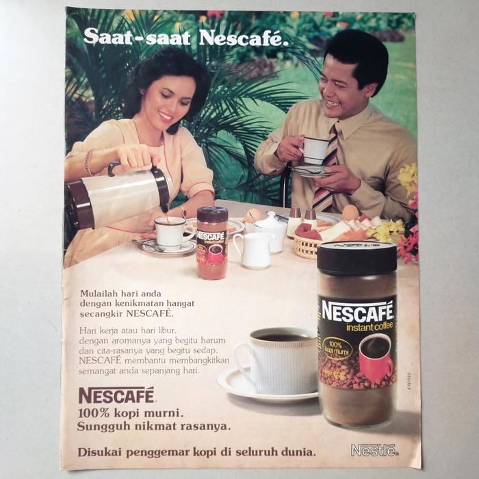 Jual Iklan jadul Kopi Nescafe - original dari majalah tahun 80an - Kota ...