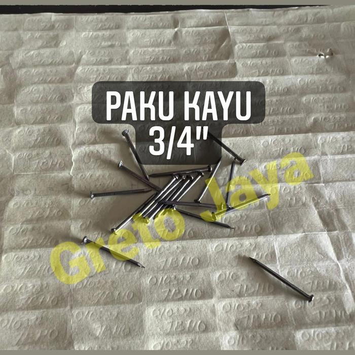 Jual ( 3/4" ) Paku Kayu Kecil Triplek Triplex 2cm 2 cm Biasa 3/4 inch ...