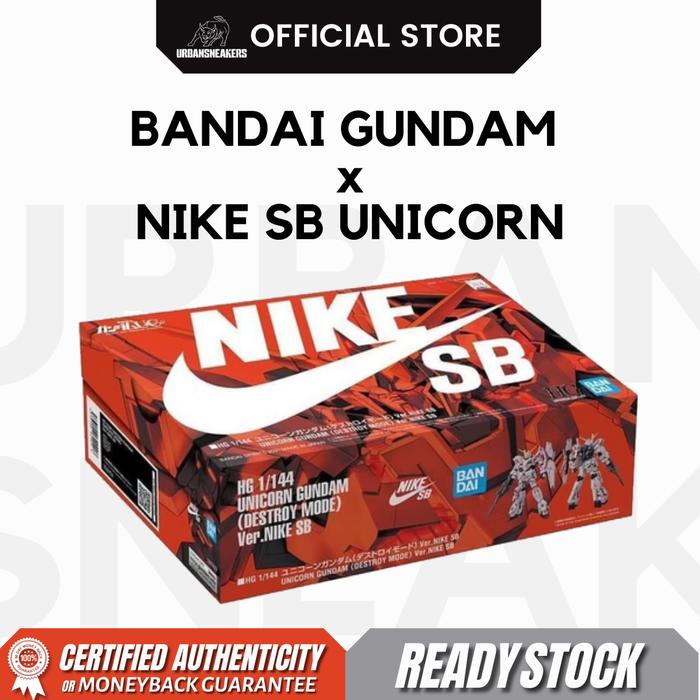 Jual Bandai Gundam x Nike SB Unicorn (Destroy Mode) (1/144 Scale) HG ...