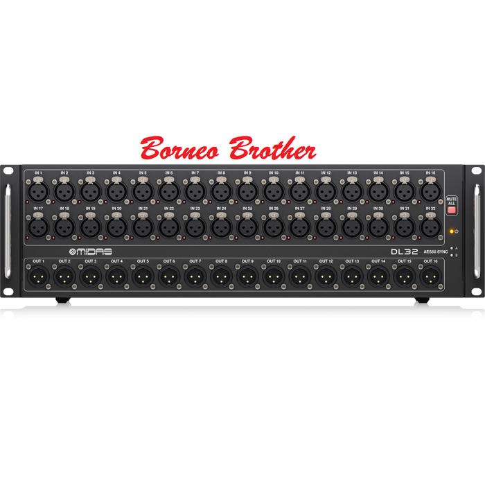 Jual Midas DL32 DL-32 DL 32 Original I/O Interface Stagebox 32 Channel ...