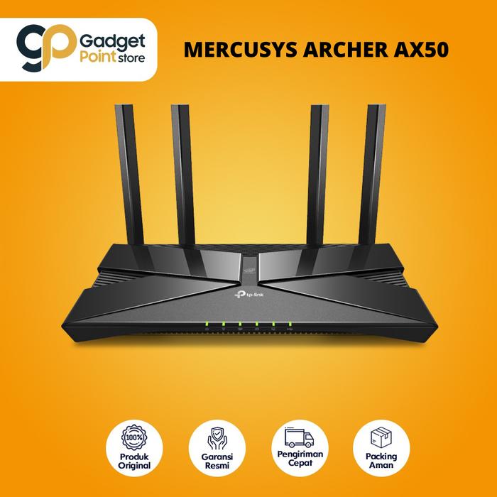 Promo Tp Link Archer AX50 AX3000 Dual Band Gigabit Wi-Fi 6 Router ...