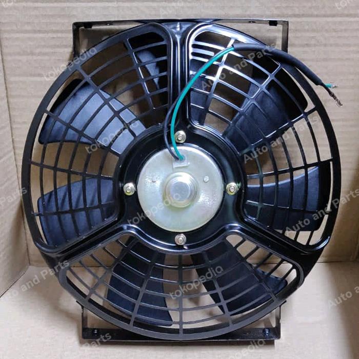 Jual Extra Fan Ac Mobil Universal 10 Inci 12V Rangka Besi Tiup (Sembur ...