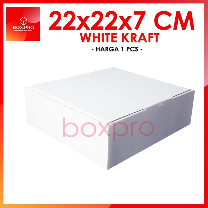 Jual Kardus PUTIH uk 22x22x7 cm (ECER) Die Cut Box Kotak Packing Baju - Jakarta Barat - Boxpro ...