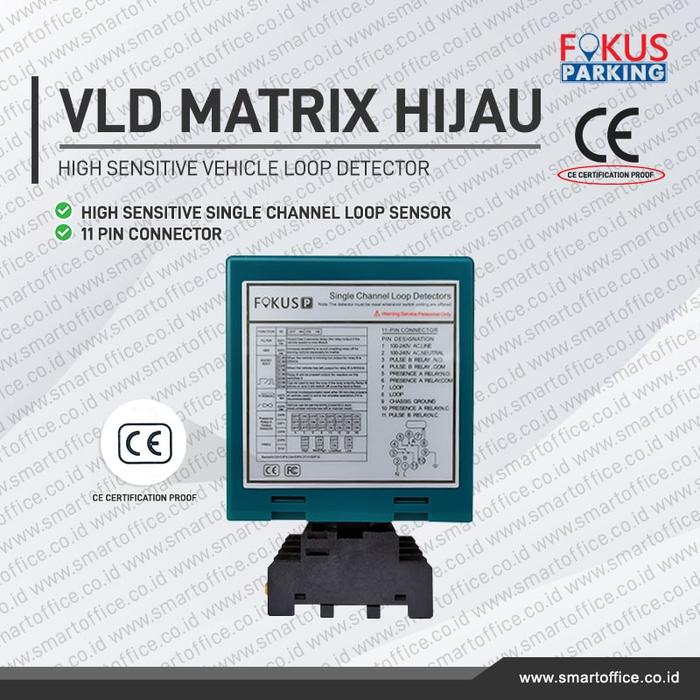 Jual Matrix VLD Vehicle Loop Detector Sensor Loop Kendaraan Barrier ...