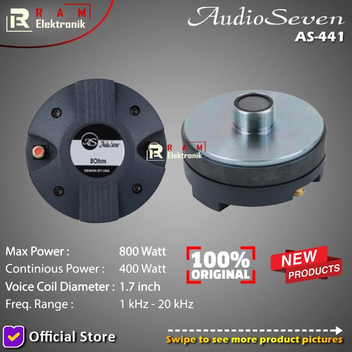 Jual Driver Tweeter AS 441 Audio Seven Original - Jakarta Barat - RAM ...