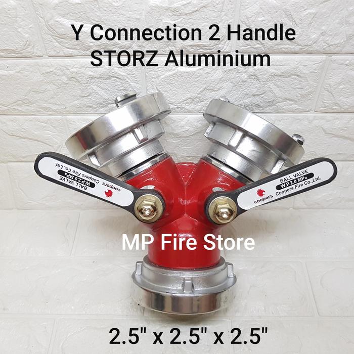 Jual Y CONNECTION 2 HANDLE 2.5 x 2.5 x 2.5 in STORZ FIRE BREACHING ...