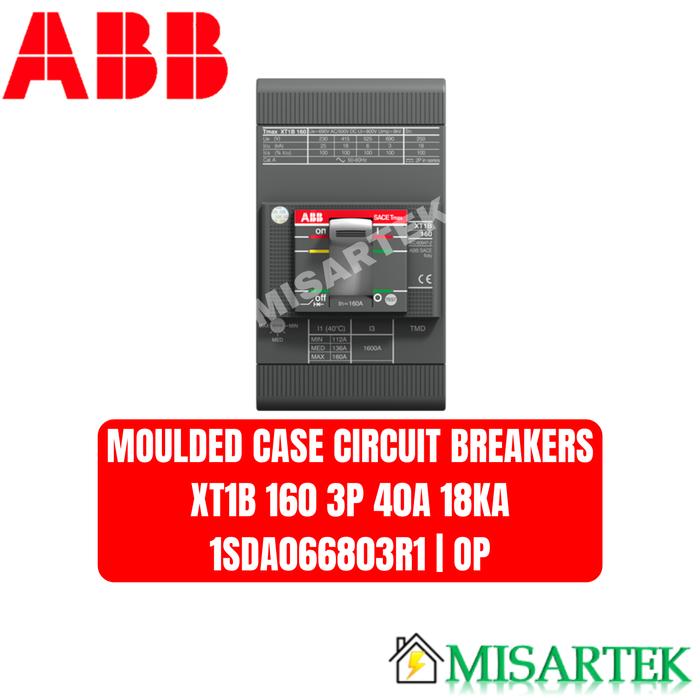 Jual ABB MCCB XT1B 160 3P 40A 18kA | Original Product | 1SDA066803R1 - Kota Jambi - MitSarTek ...
