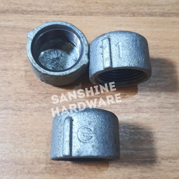 Jual CAP DOP GALVANIS 1" inch G BRAND GALUNGGUNG Tutup Drat Dalam Besi ...