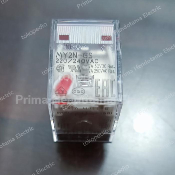 Jual Relay OMRON MY2N 220VAC (Lampu) | Relay MY2N 220V AC 8 Kaki OMRON - Kota Medan - Prima ...